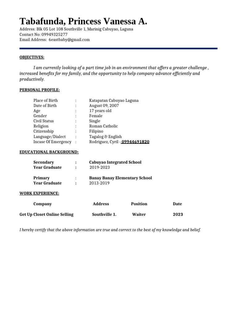 Cyril-Rodriguez-mcdo-resume-copy-copy 2 | PDF