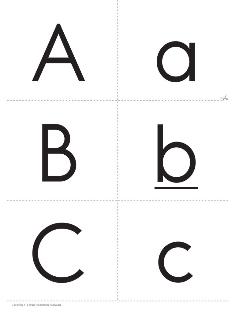 Alphabet Flashcards | PDF
