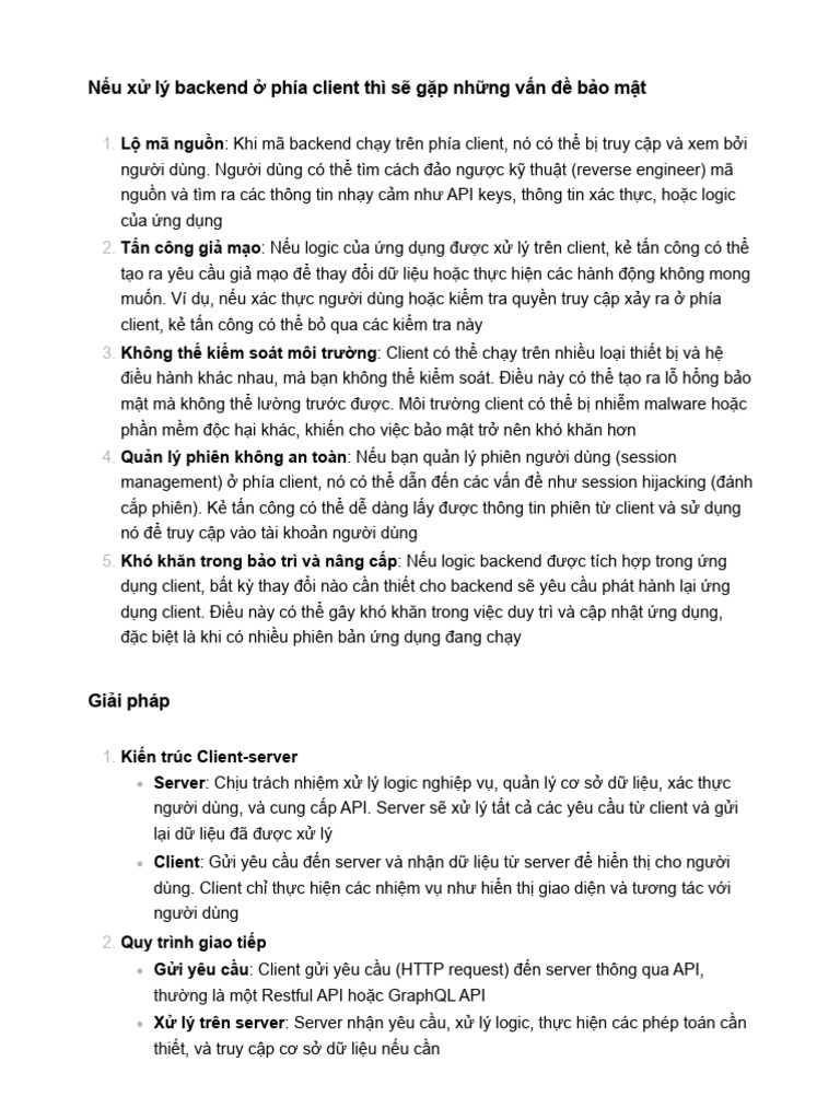 Security in java backend | PDF