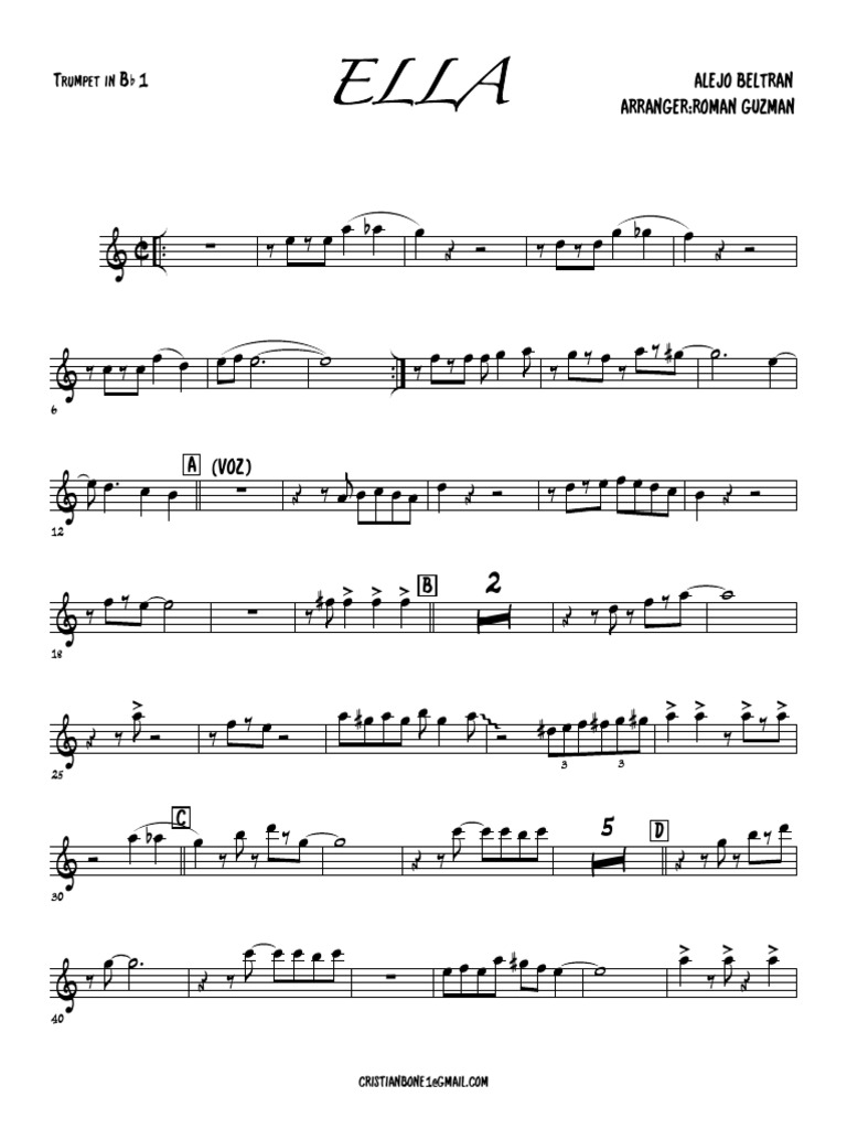 ELLA - Trumpet in BB 1 | PDF