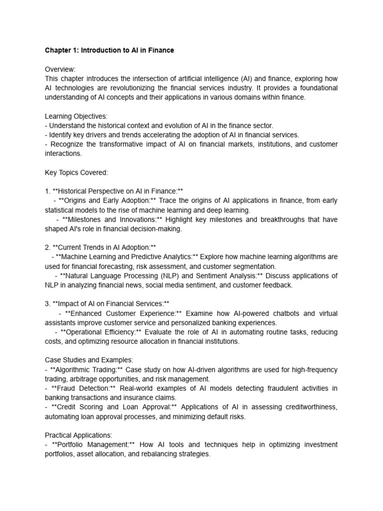 AI Chapter1 | PDF