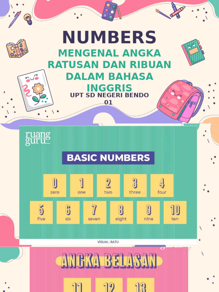 Materi Numbers Unit 3 Kelas V | PDF
