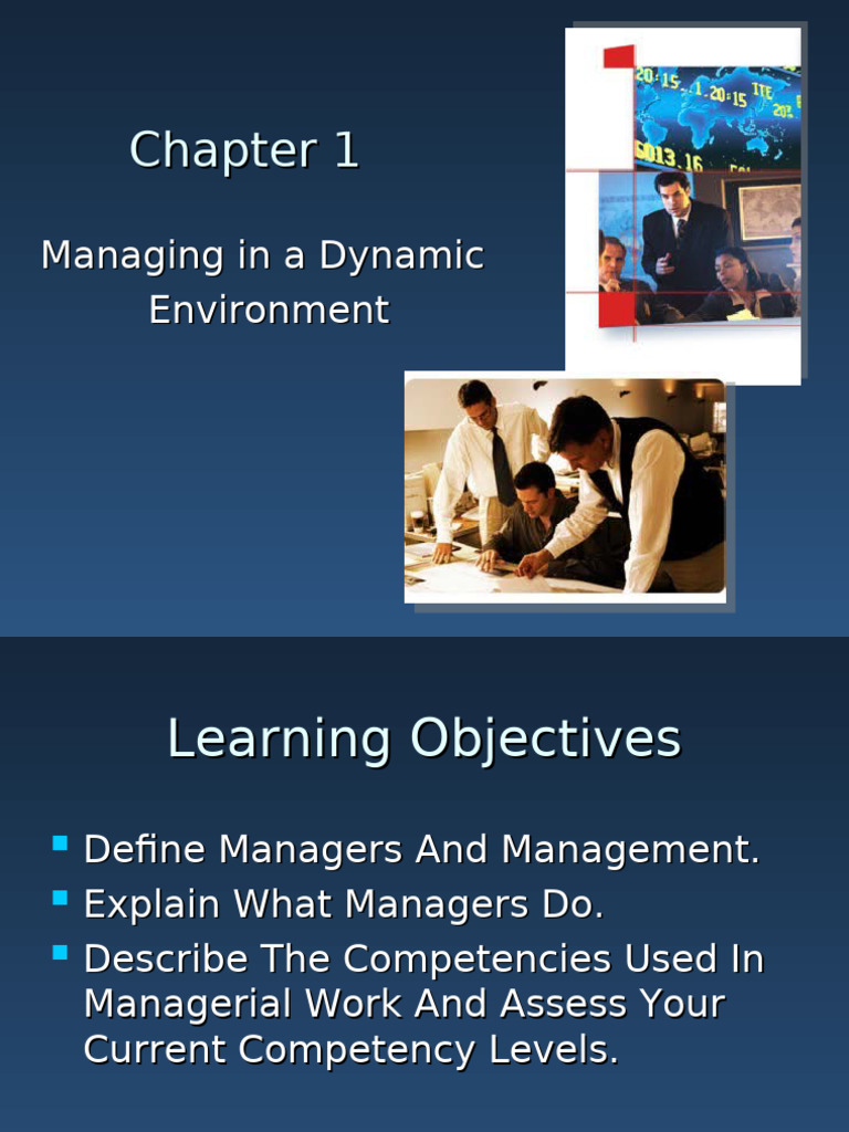 Managing in Dynamic Environment | PDF