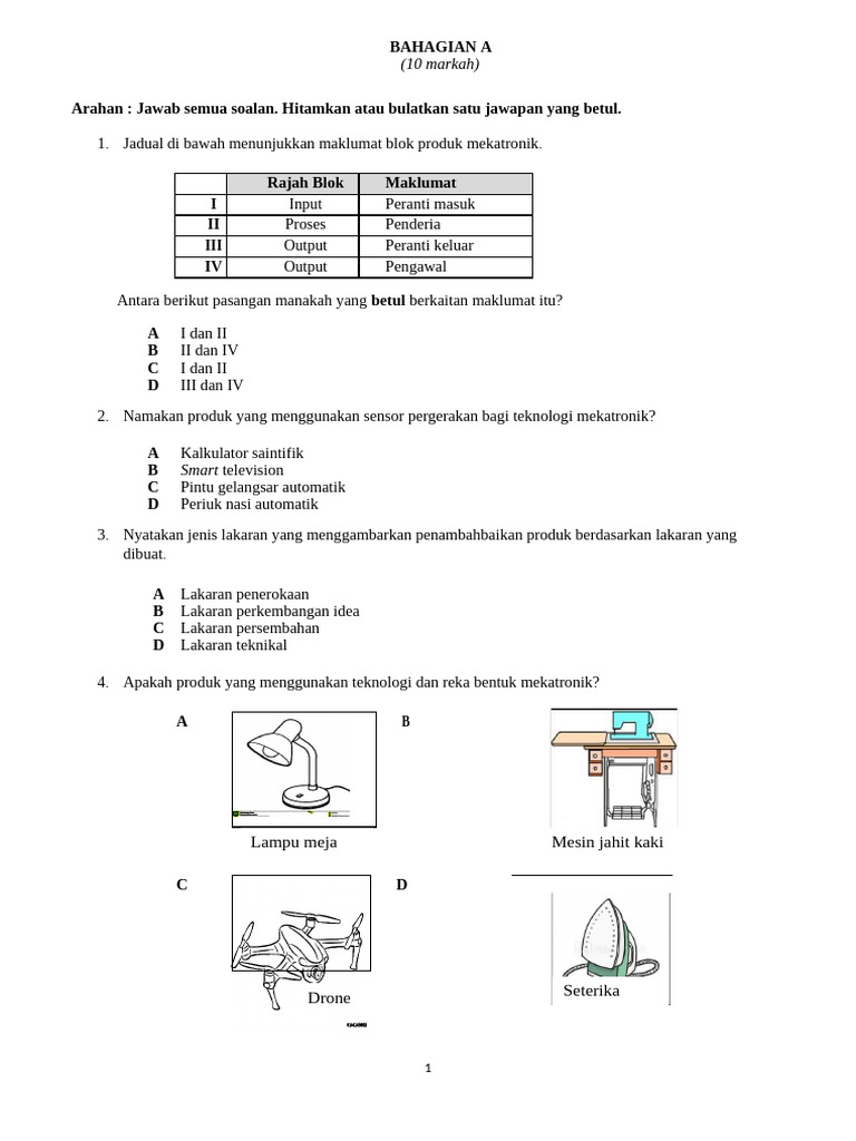 Soalan Upsa Ting 3 2024 | PDF