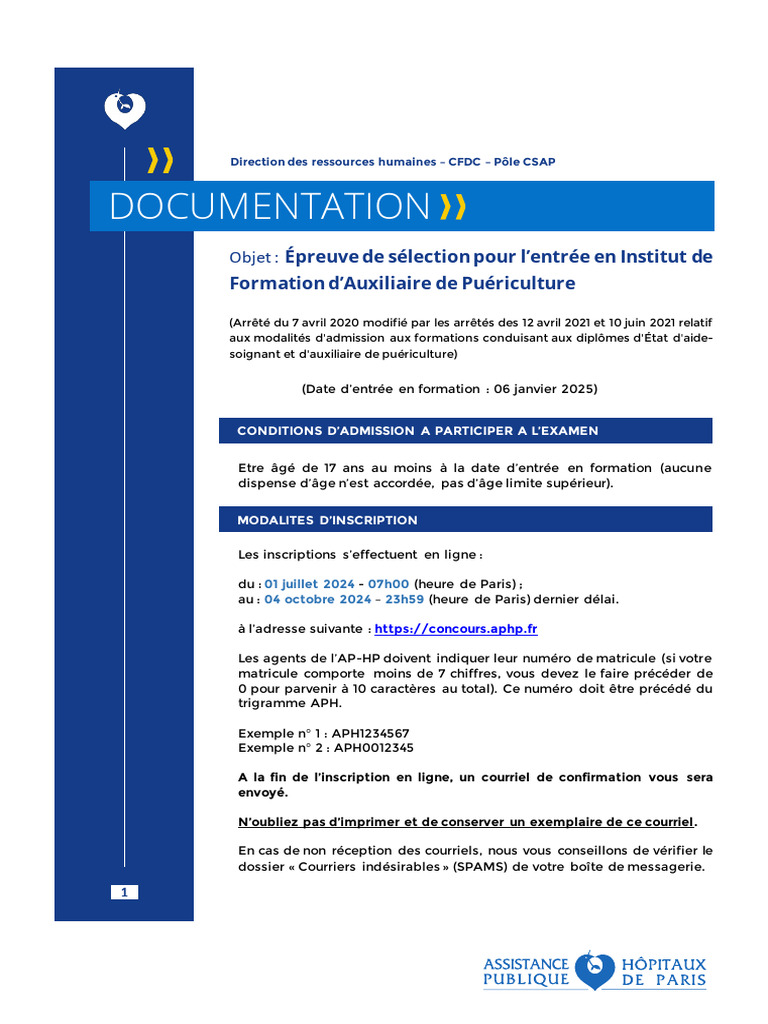 Documentation 2024 APD 1 | PDF