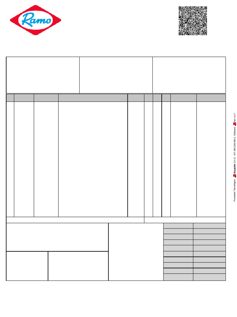Factura Electrónica Ramo | PDF