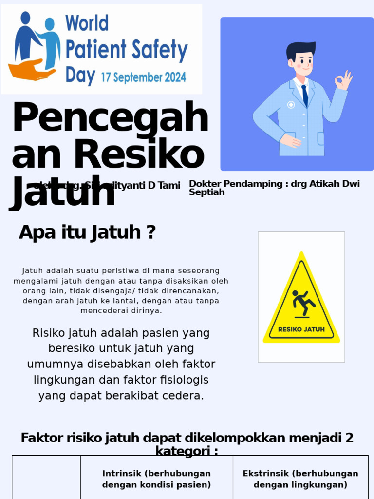 Pencegahan Resiko Jatuh | PDF