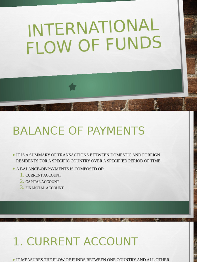 International Flow of Funds Overview | PDF | Capital Account ...