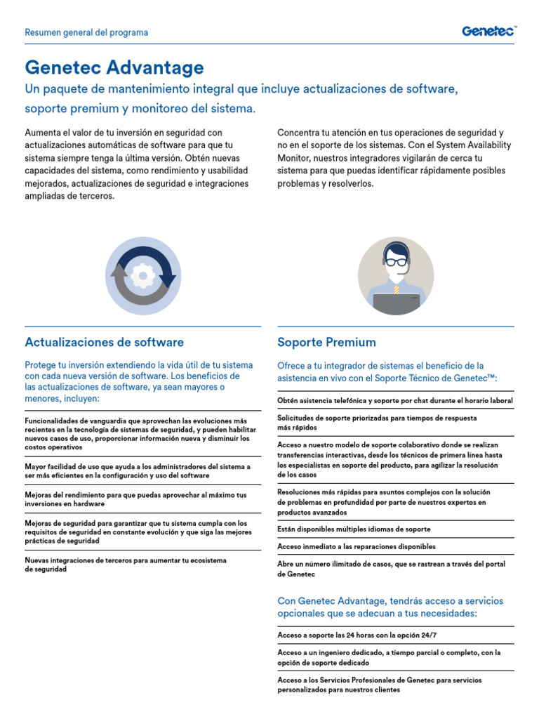 Genetec Advantage Brochure | PDF
