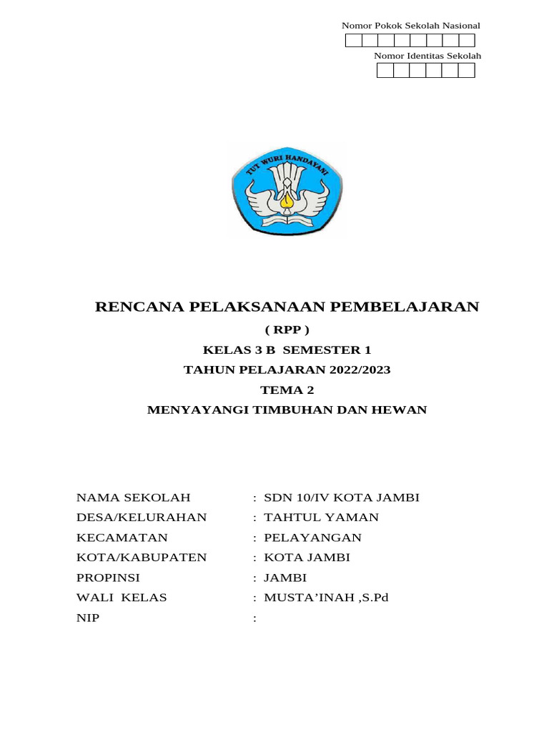 RPP KLS 3 TM 2 Oke | PDF