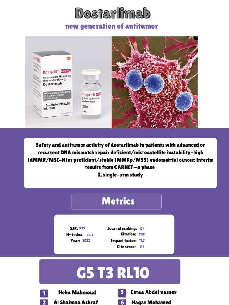 Dostarlimab.pptx 20241001 235435 ٠٠٠٠ | PDF