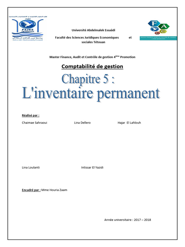 Exposé Sur L'inventaire Permanent | PDF