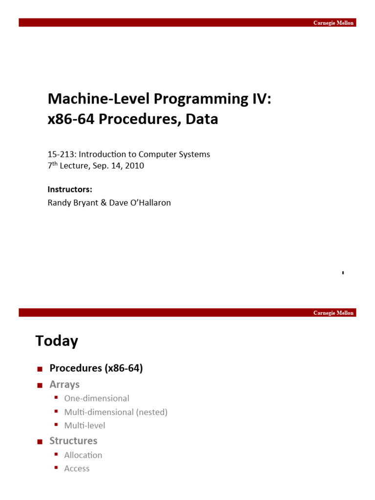 07 Machine Data | PDF