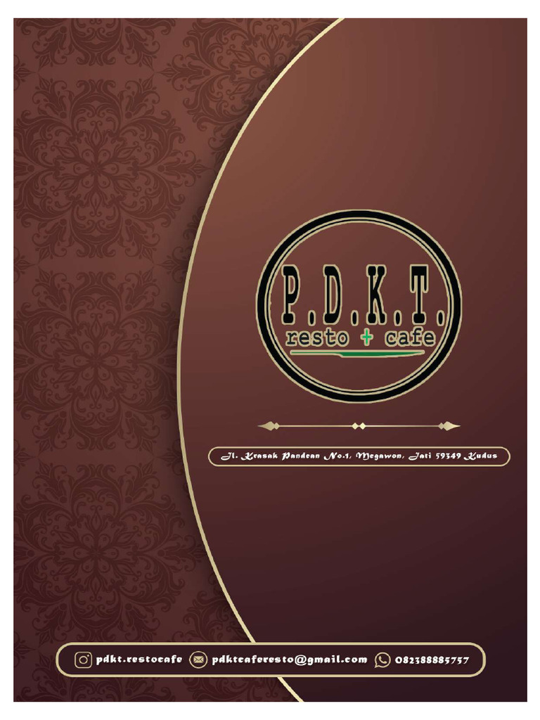 Menu PDKT Cafe & Resto Kudus (BARU) - Compressed | PDF