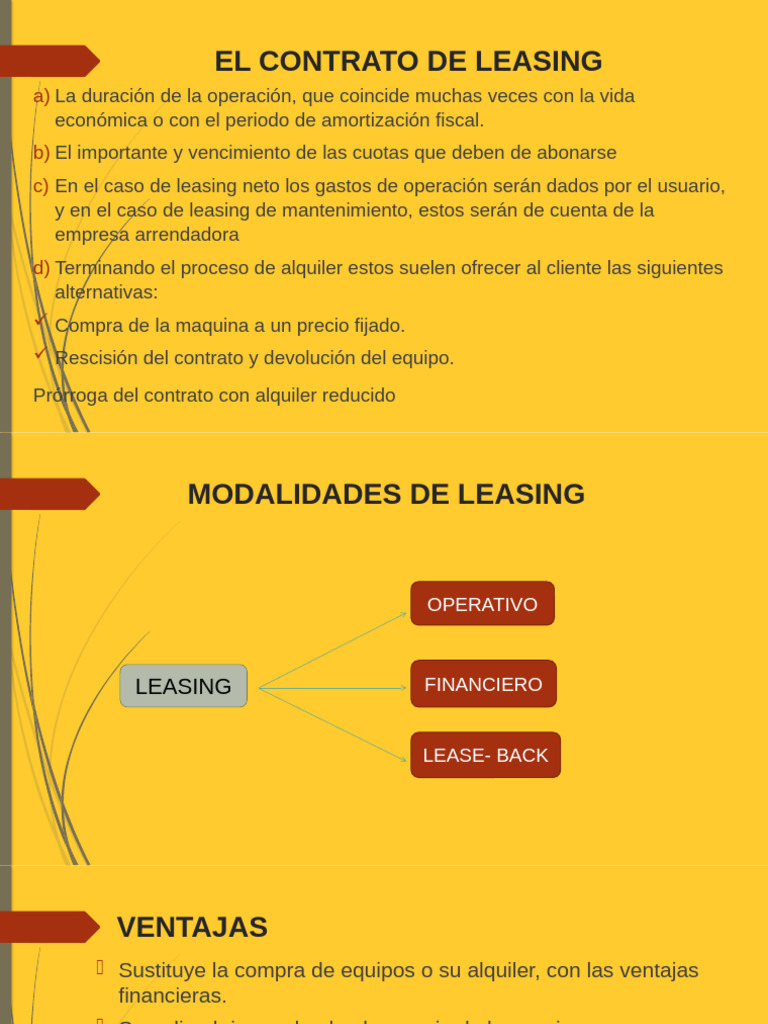 El Contrato de Leasing | PDF