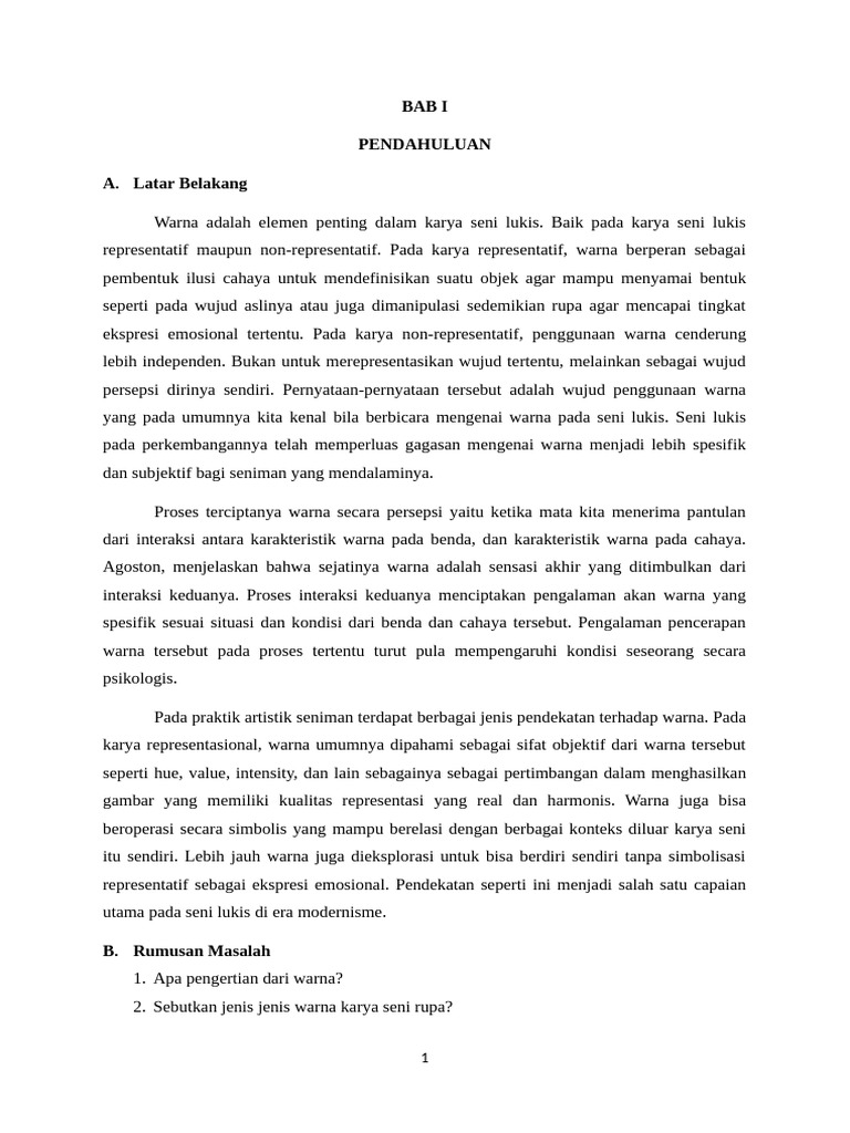 Makalah Seni Rupa | PDF