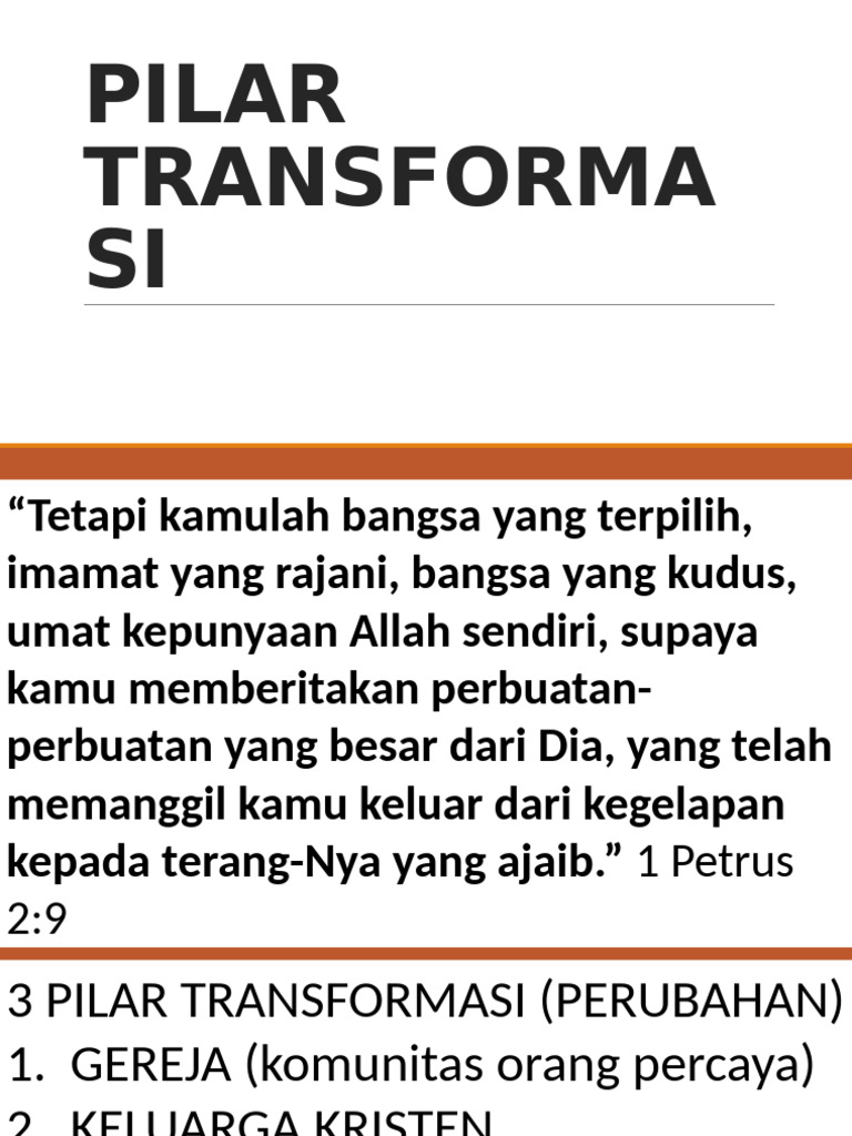 Pilar Transformasi | PDF