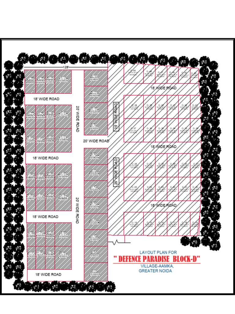 Defence Paradise Aamka Block - D | PDF