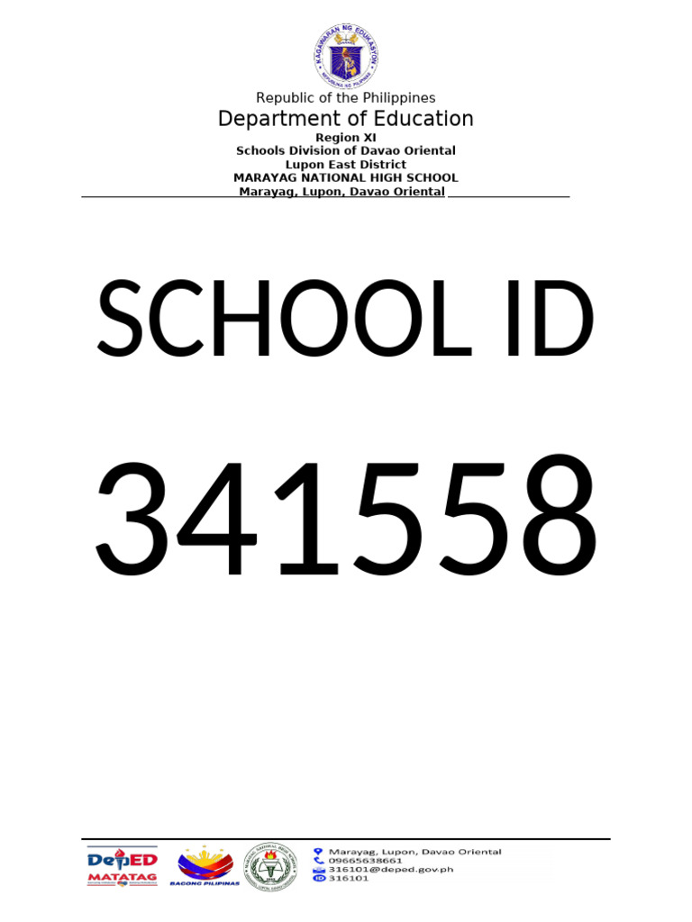 2.school Id | PDF