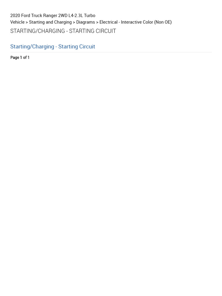 Starting_Charging - Starting Circuit (Starting and Charging) | PDF