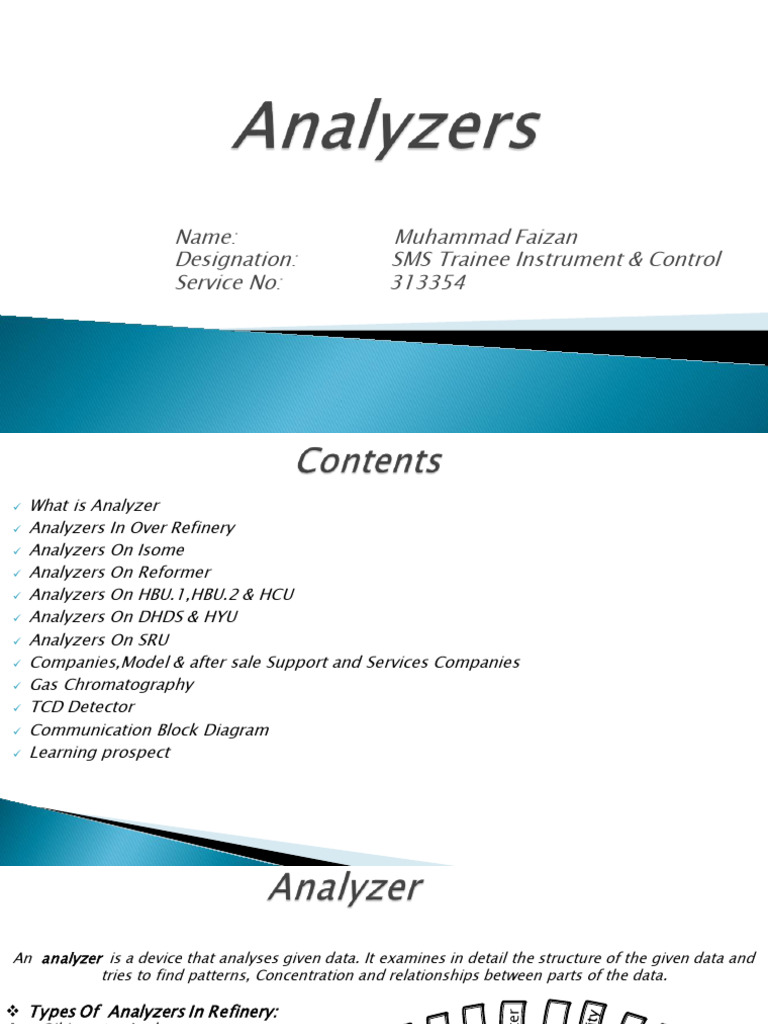 Analyzers | PDF