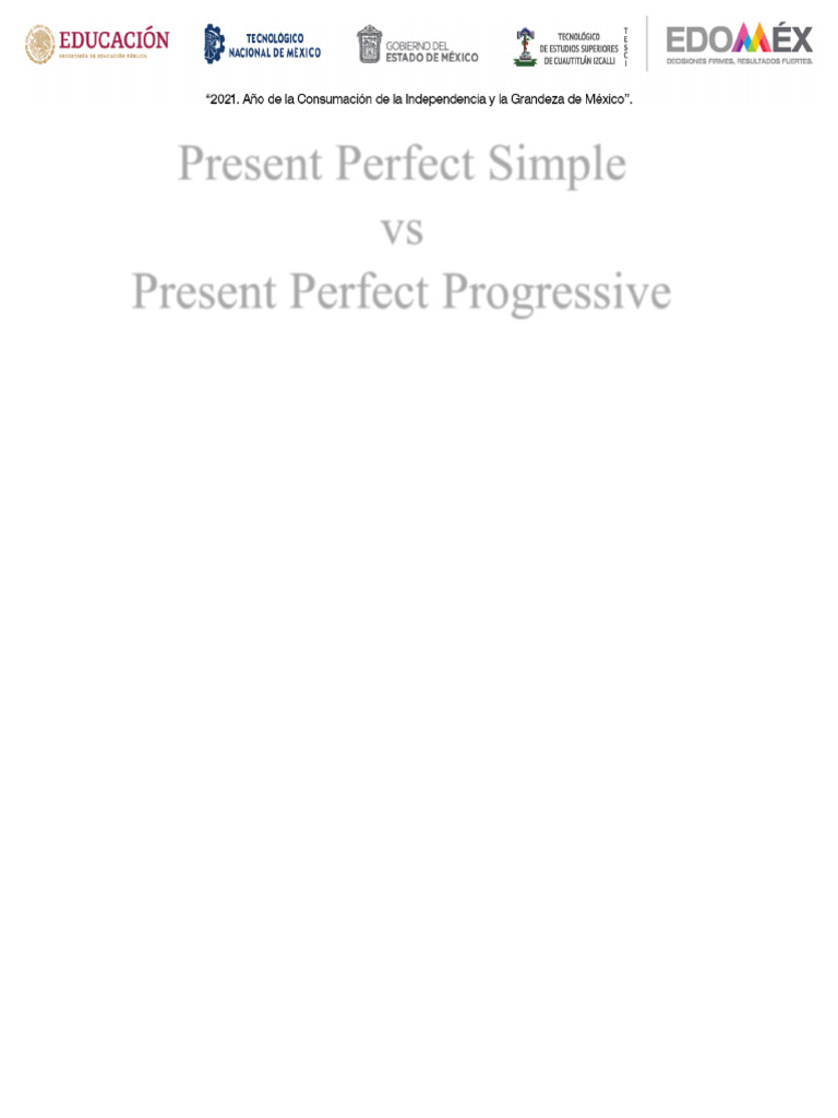 Practice 5 Present Perfect Simple Vs Present Perfect Progressive | PDF ...