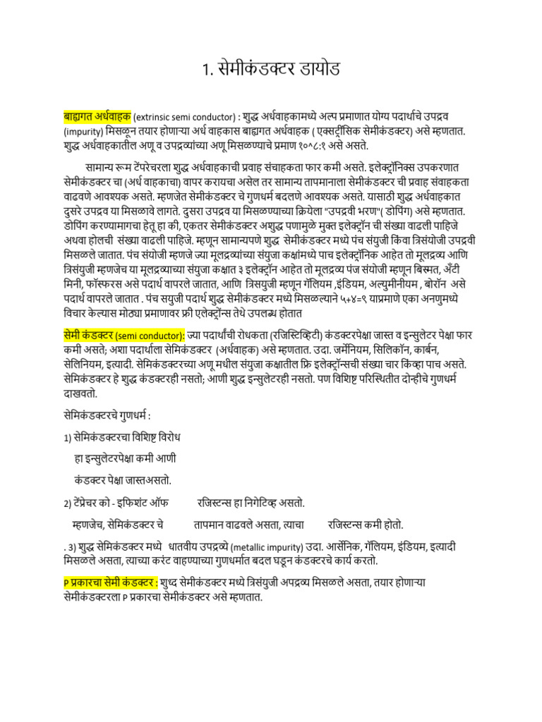 1 Semiconductor Diode Pdf