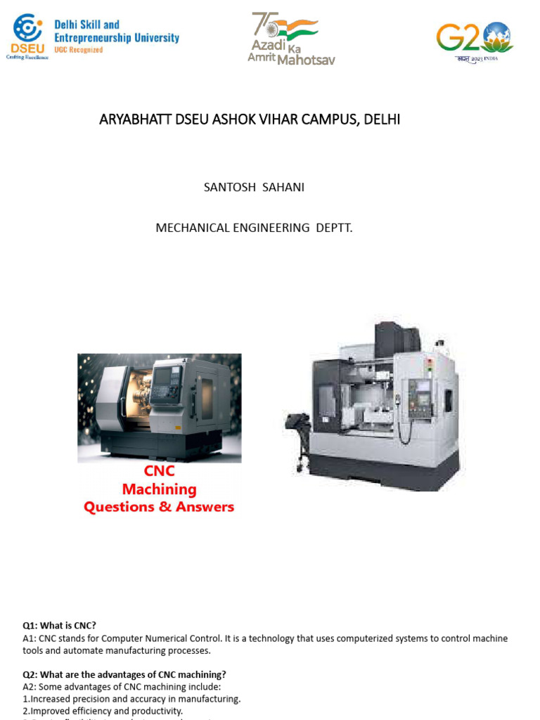 CNC Machine | PDF