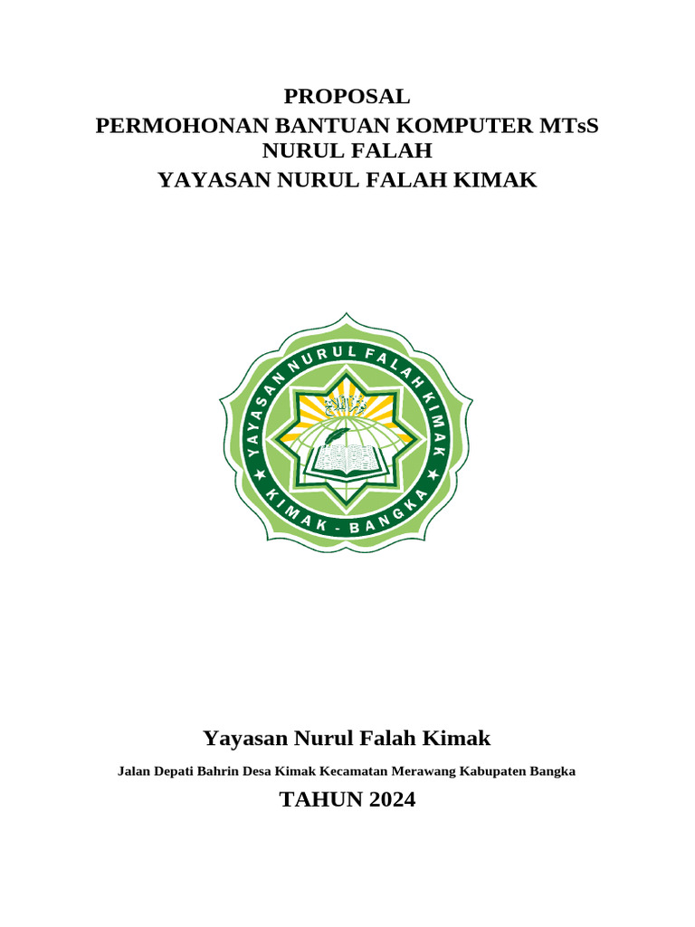 Proposal BI Pangkalpinang | PDF