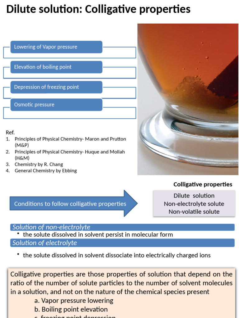 Colligative Properties-Chemistry | PDF