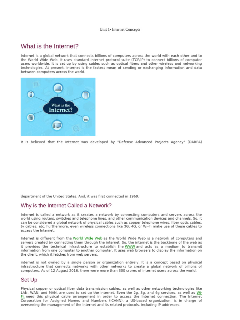 Internet Concepts | PDF | Internet | Computer Network