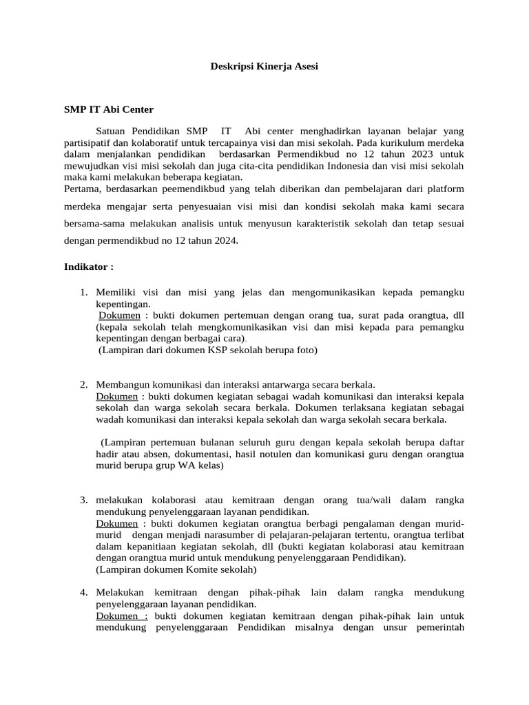 DKA Butir 6 Akreditasi | PDF | Karier & Perkembangan