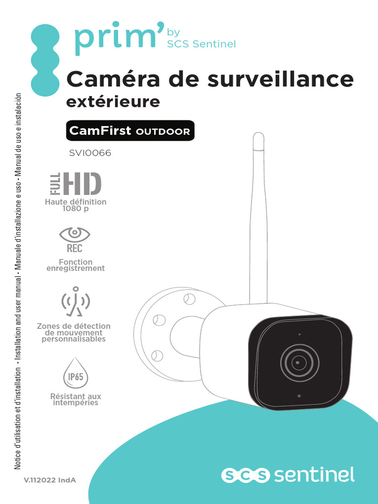 Camera de Surveillance Connectee Wifi Camfirst Outdoor-Manual-7198 - fr ...