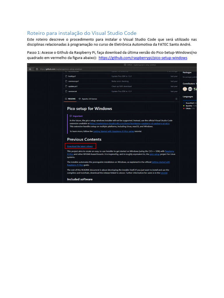 Roteiro VSCode | PDF