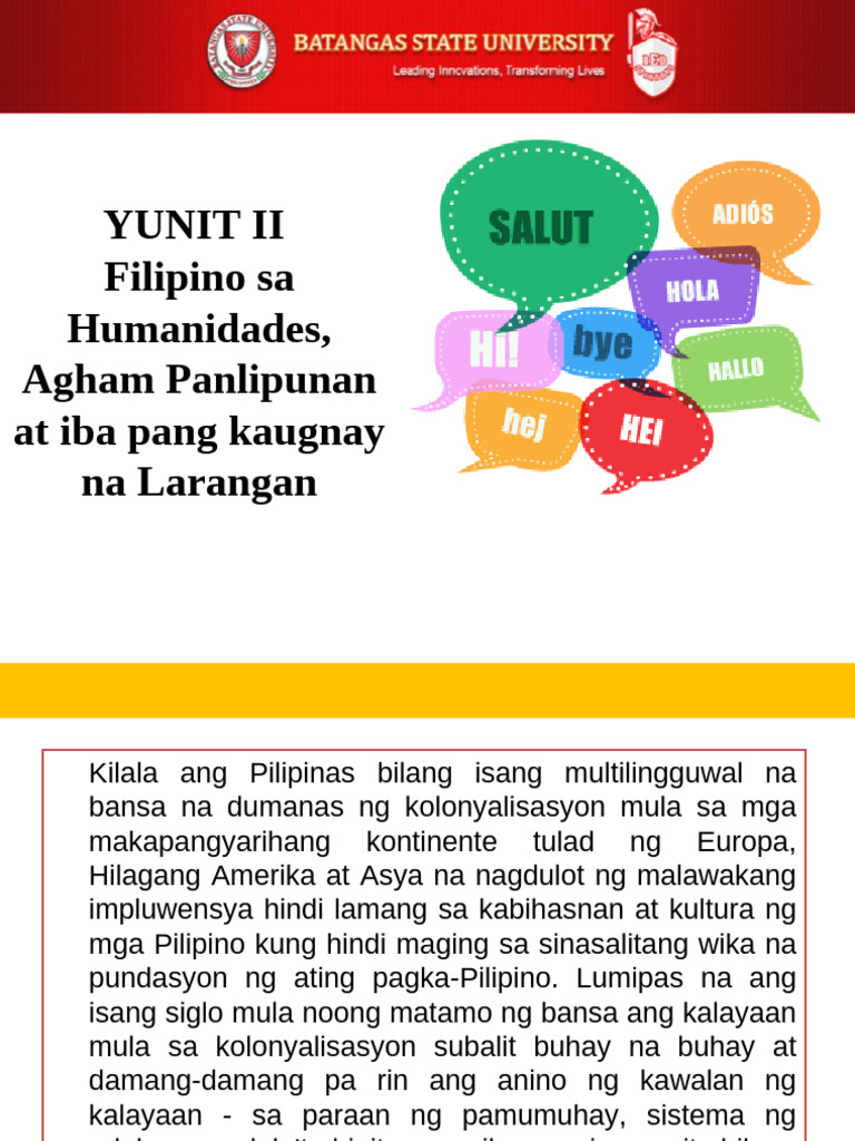 Yunit 2 | PDF