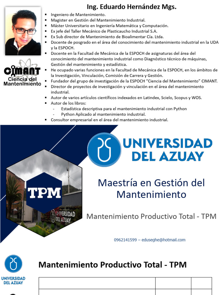 Cap 1 Principios Del TPM | PDF