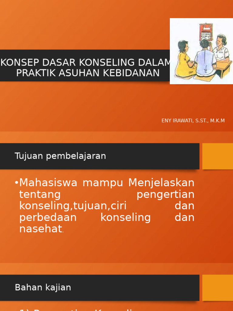 Konsep Dasar Konseling Dalam | PDF