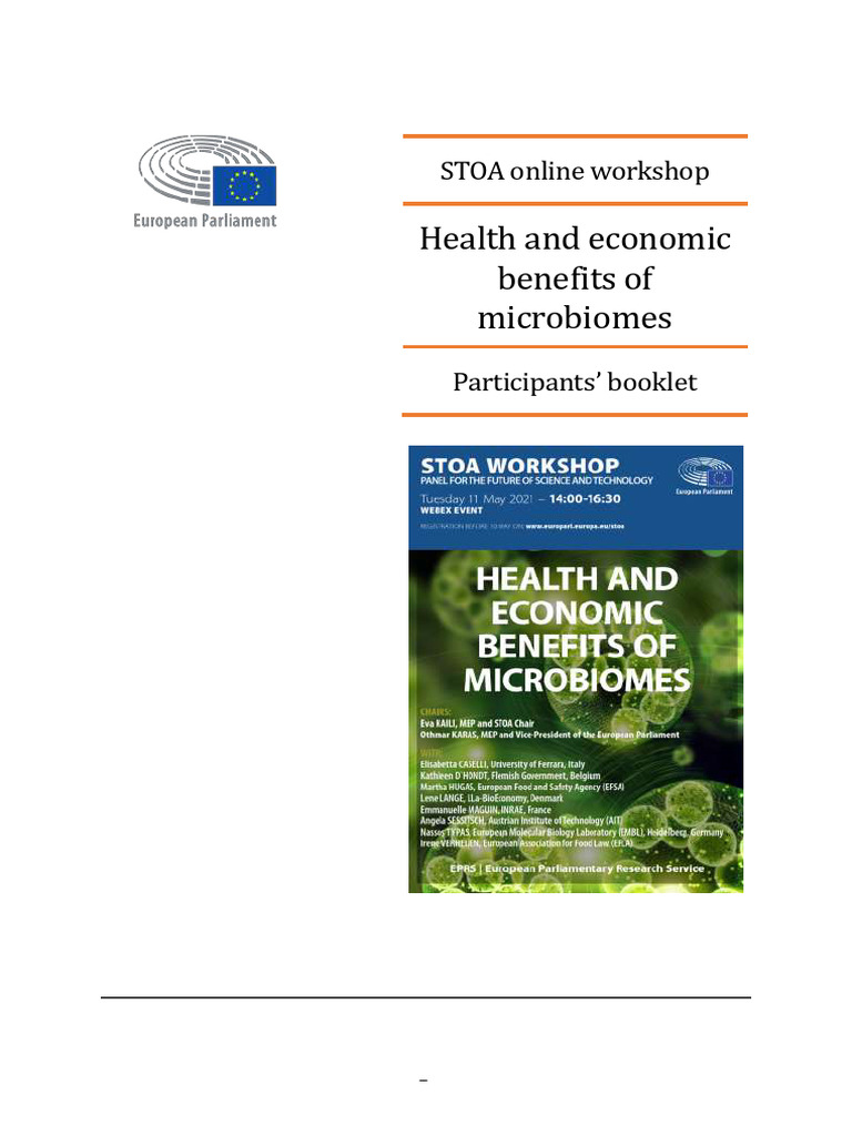 Booklet Microbiomes - Final | PDF