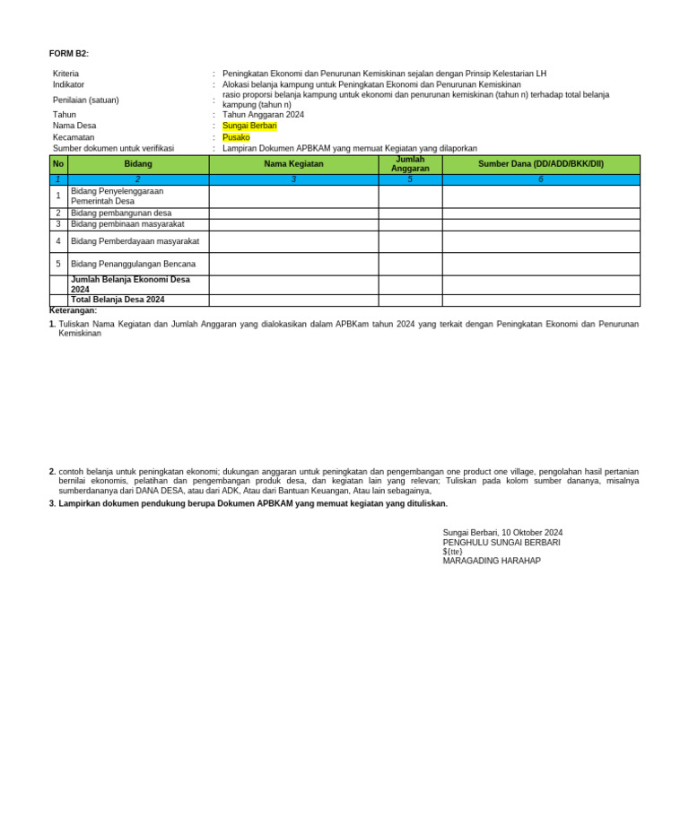 Form B2 | PDF