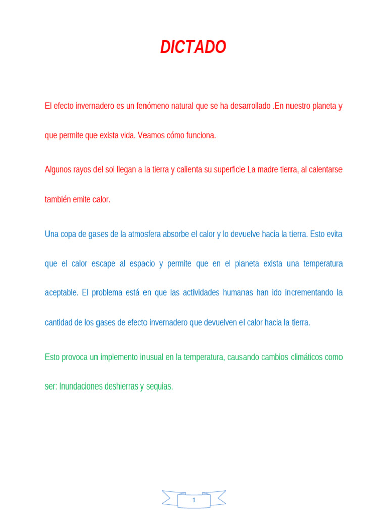 DICTADO PRACTICO 5 | PDF