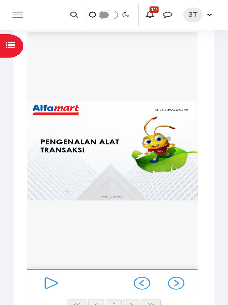 TAS Crew Alfamart Phase Online Learning Pengenalan Alat Transaksi Alfa Learning | PDF