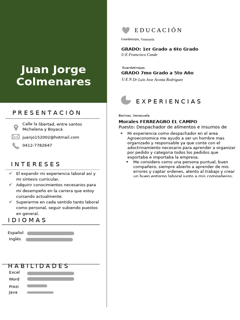 Curriculum Juanjo | PDF