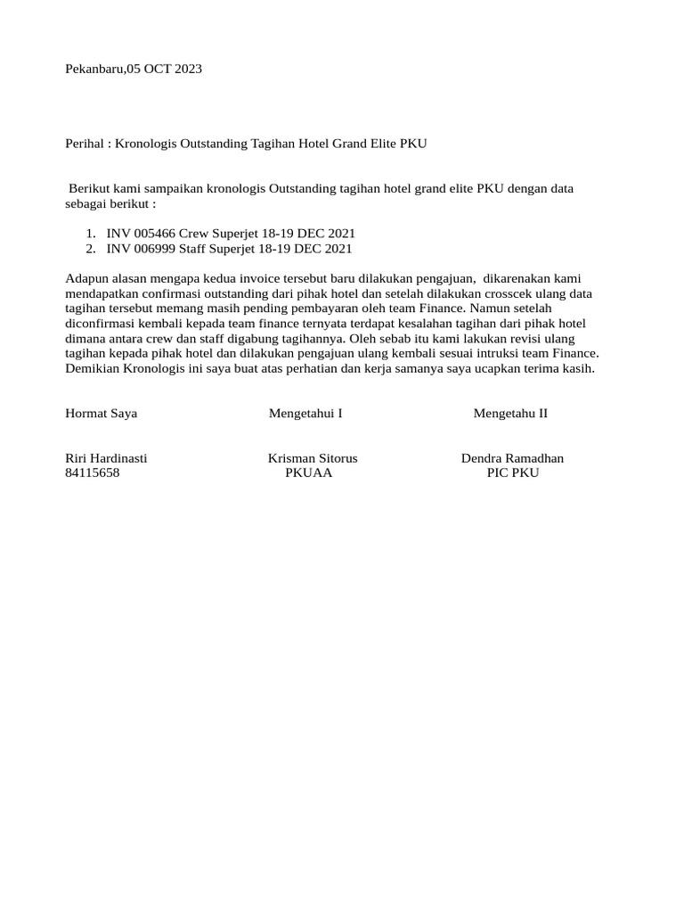 Krono Late Input | PDF