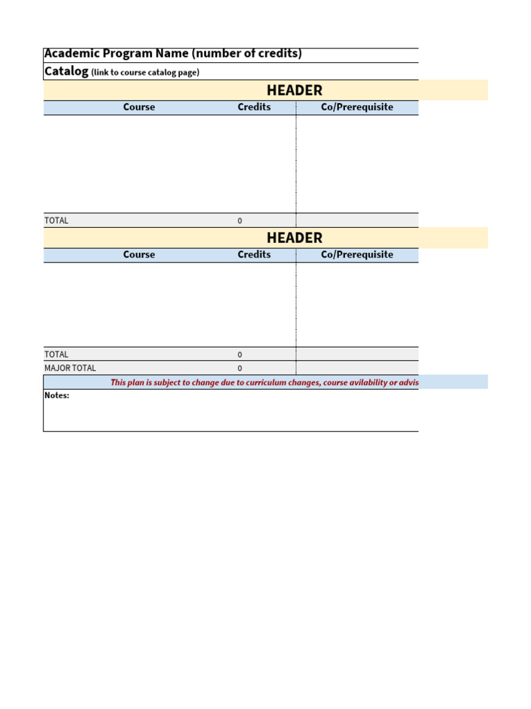 Guided Pathway Template | PDF