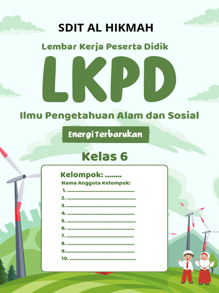 LKPD Energi Terbarukan Kelas 6 | PDF
