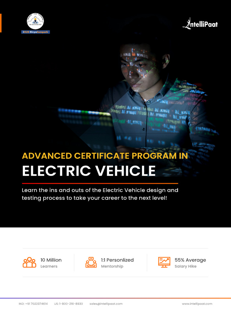 Advanced Certificate Program in Electric Vehicle Design | PDF