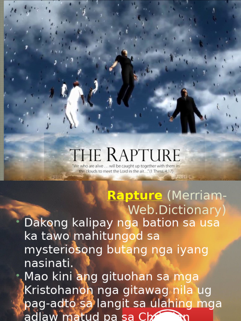 Rapture Ppt. Hance | PDF
