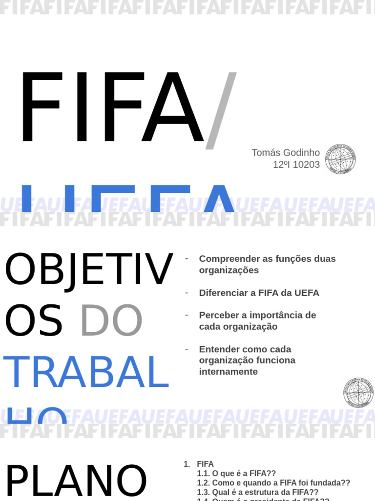 FIFA - UEFA Trabalho Espn | PDF