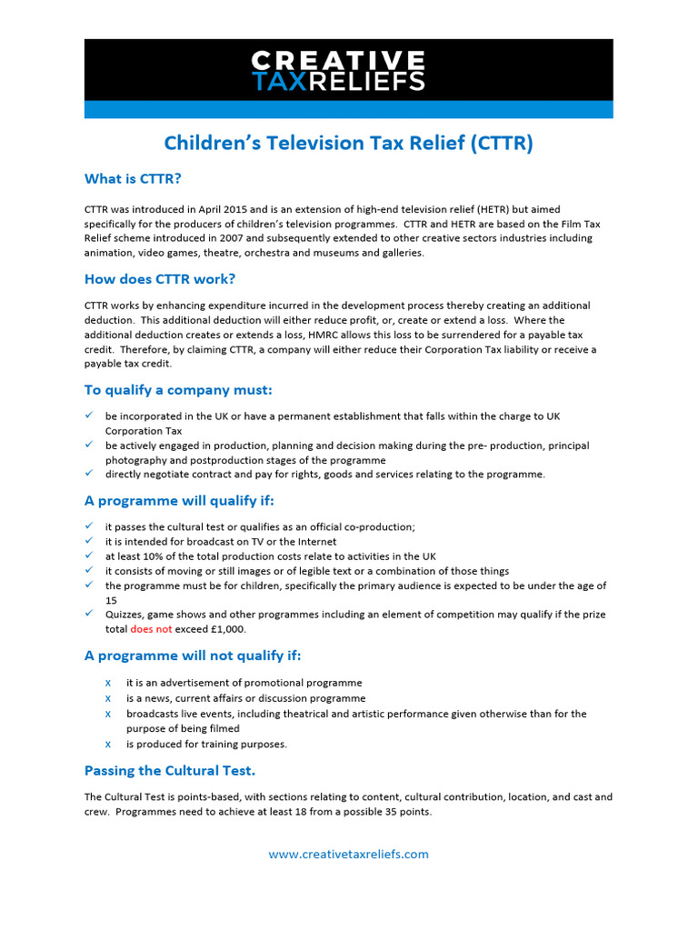 4 - A Brief Guide To CTTR | PDF