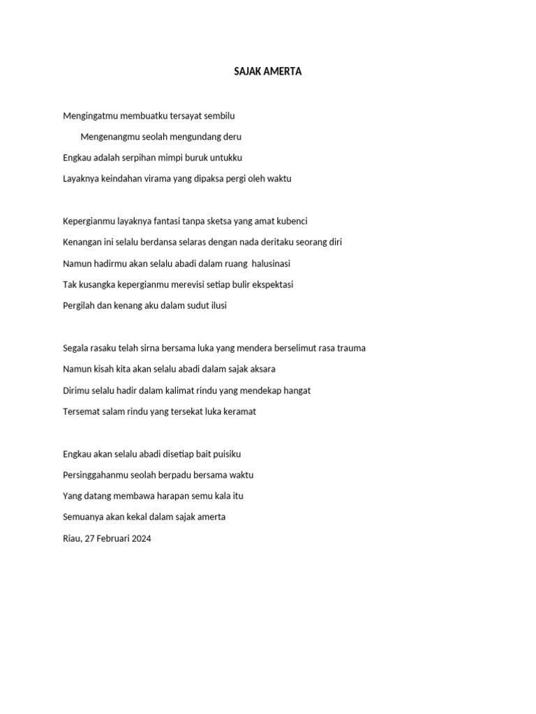 Puisi Ibu - Leni Marlina | PDF